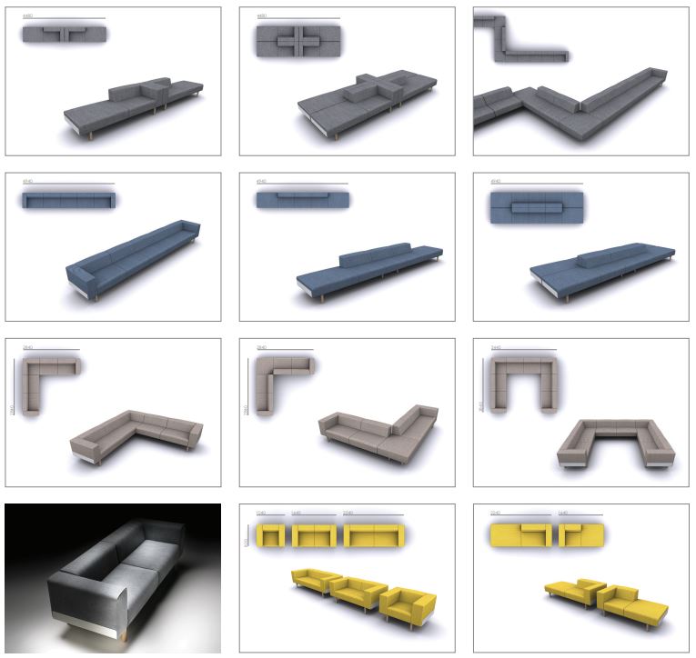Bread modular system | SATO | Waiting area | SATO